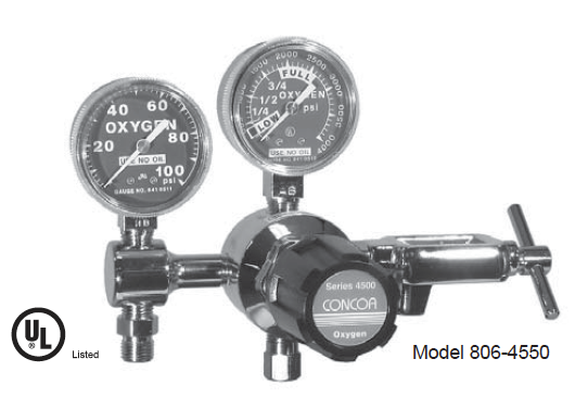 Concoa Medical Oxygen Pressure Regulator – Regulator Supply