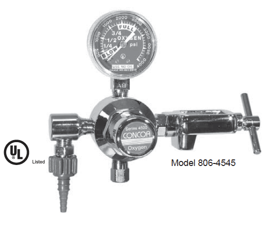 Concoa Medical Oxygen Pressure Regulator – Regulator Supply